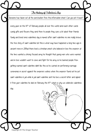 Valentine’s Day Worksheets | Teaching Resources