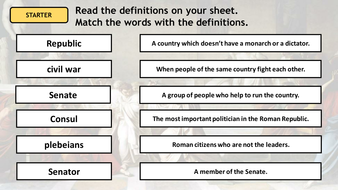 The Romans - Why was Julius Caesar murdered? | Teaching Resources