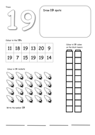 11-20 Number practice Book | Teaching Resources