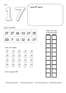 11-20 Number practice Book | Teaching Resources
