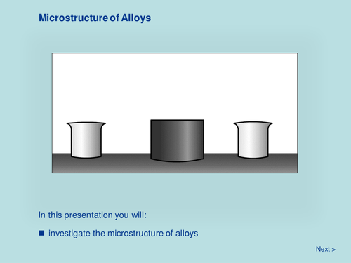 Microstructure of Alloys | Teaching Resources