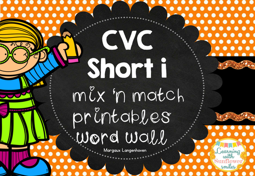 CVC Short I flip Booklet and Worksheets | Teaching Resources