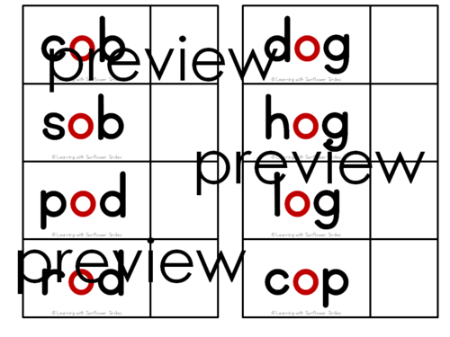 CVC Short O Flip Booklet and Worksheets | Teaching Resources