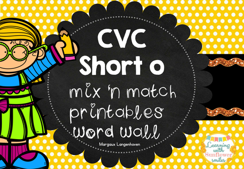CVC Short O Flip Booklet and Worksheets | Teaching Resources