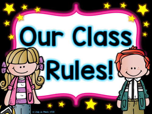 Classroom Rules (Neon) | Teaching Resources