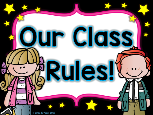 Classroom Rules (Neon) | Teaching Resources