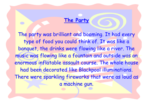 Setting the scene: describing the scene | Teaching Resources