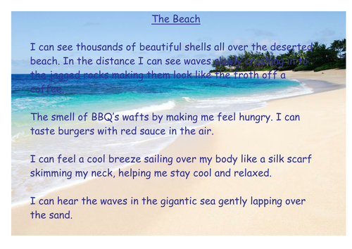 Setting the scene: describing the scene | Teaching Resources