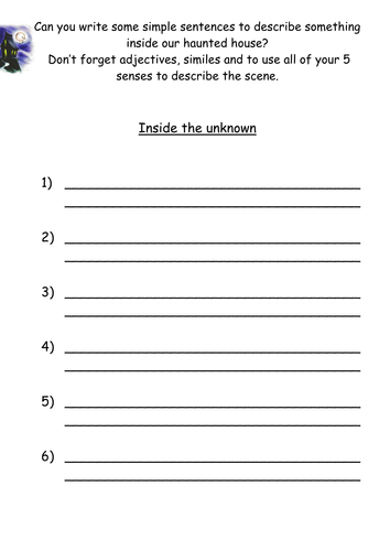 Setting the scene: describing the scene | Teaching Resources
