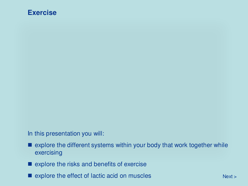 Exercise | Teaching Resources