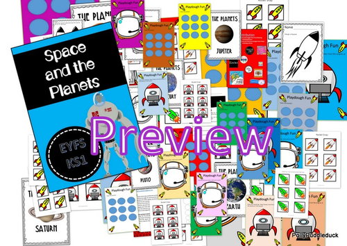 Space and The Planets Activity and Games Pack (KS1/EYFS) by Polly ...