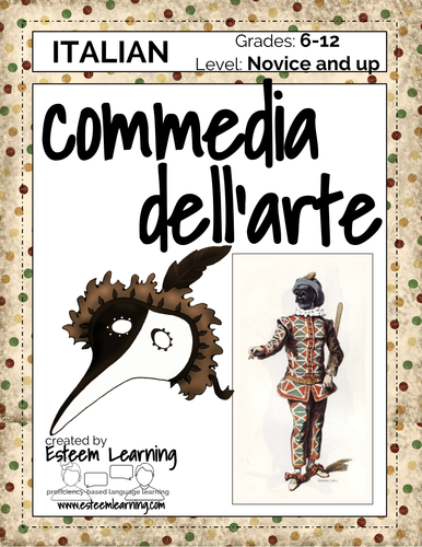 Commedia dell’Arte Lesson, Activities and Play | Teaching Resources