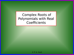Complex Roots of Polynomials with Real Coefficients (A-Level Further ...