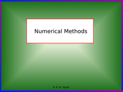 Numerical Methods (A-Level Maths/Further Maths) | Teaching Resources