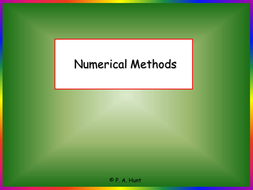 Numerical Methods | Teaching Resources
