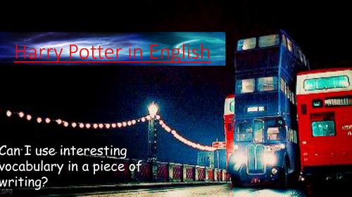 Harry Potter lesson, vocabulary focus | Teaching Resources