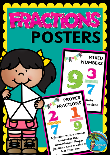 Fractions Posters | Teaching Resources