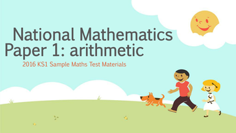 Ks1 SATs Revision 2016 Mathematics Paper 1: arithmetic and Paper 2 ...