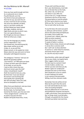 New A Level Literature AQA A Love Through the Ages - Poetry pre-1900 ...