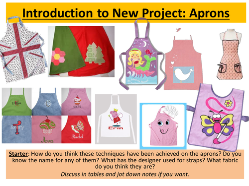 Aprons KS3 | Teaching Resources