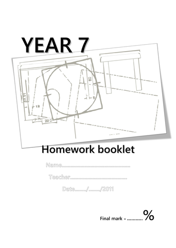 Drawing excerices homework booklets. | Teaching Resources