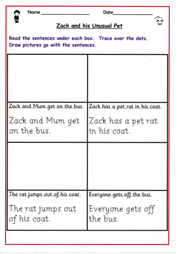 Reading Comprehension, Text, Sentence /Word/Grammar & Presentations ...