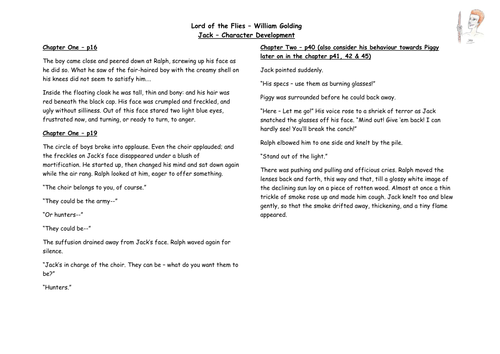 Lord of the Flies Chapters 1-4 | Teaching Resources