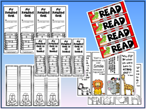 Reading Bookmarks | Teaching Resources