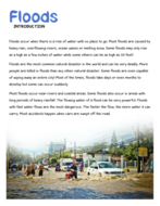 Floods | Teaching Resources