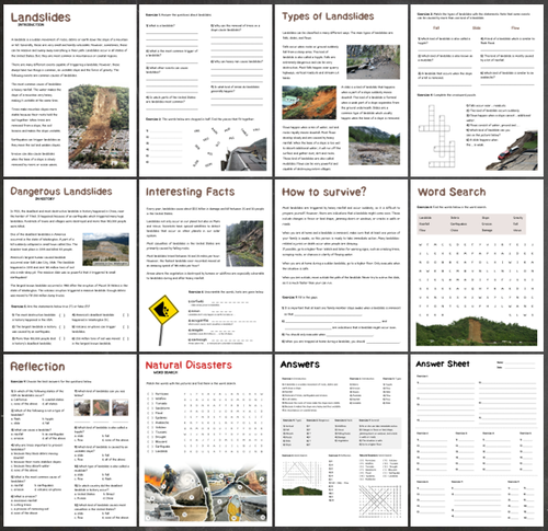Landslides | Teaching Resources