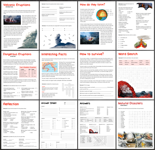 Volcanic Eruptions | Teaching Resources