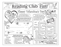 Bundle: Valentine's Day and Friendship Two-Page Activity Set, Word ...
