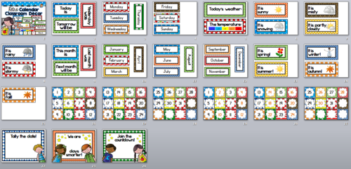 Calendar Classroom Decor | Teaching Resources