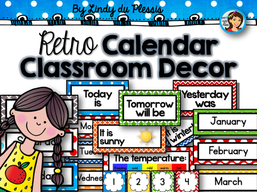 Calendar Classroom Decor | Teaching Resources