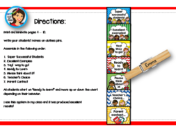 Behavior Clip Chart | Teaching Resources