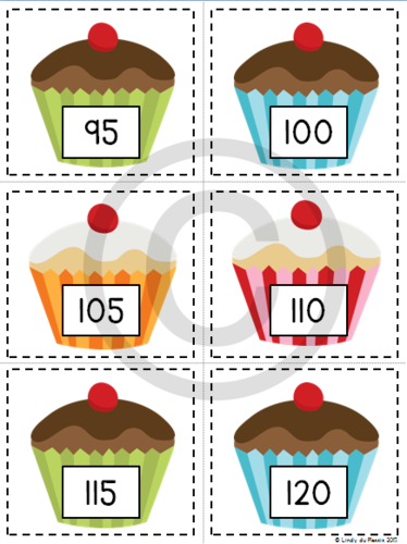 Number Line (Cupcake theme) | Teaching Resources
