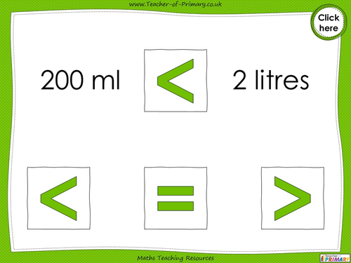 Measuring Capacity and Volume - Year 2 | Teaching Resources