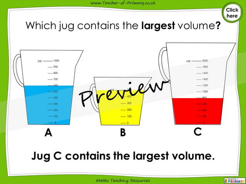 Measuring Capacity and Volume - Year 2 | Teaching Resources