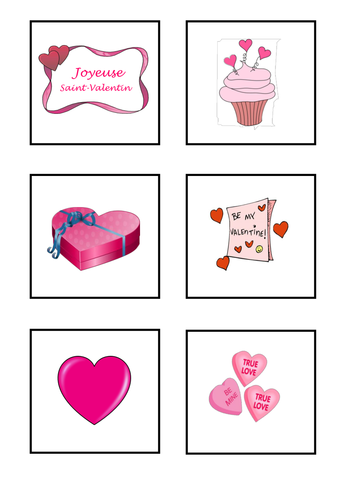 FRENCH - La Saint Valentin - game | Teaching Resources
