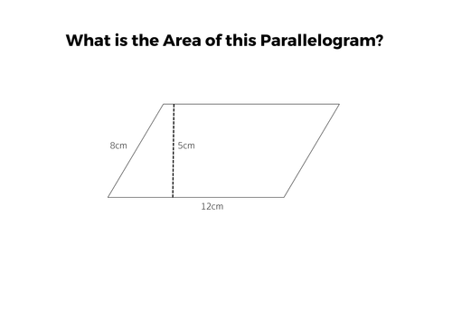 Areas of Parallelograms - Complete Lesson | Teaching Resources