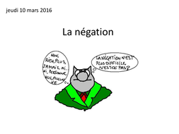 The Negative in French - Les négations | Teaching Resources