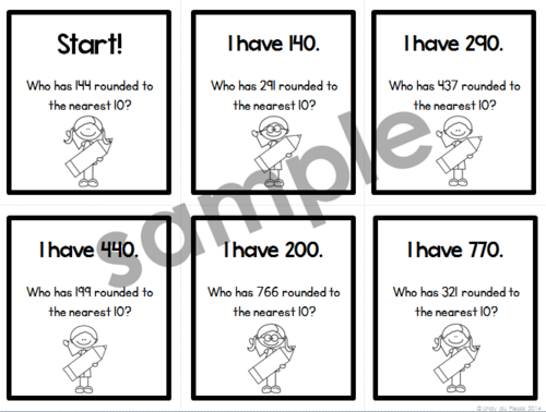 Place Value Game - Round to 10 - 3.NBT.A.1 | Teaching Resources