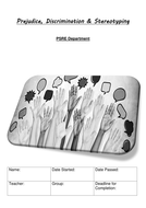 KS3 prejudice Discrimination Stereotyping Workbook | Teaching Resources