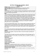 Speaking and Listening – Mr Stink | Teaching Resources