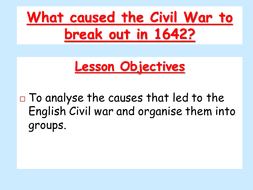 Causes of the English Civil War | Teaching Resources