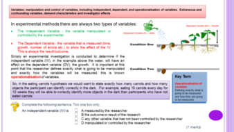 Types of Variables in Experiments | Teaching Resources