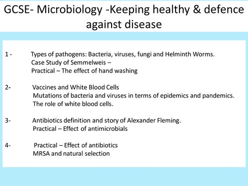 Microbiology and disease | Teaching Resources