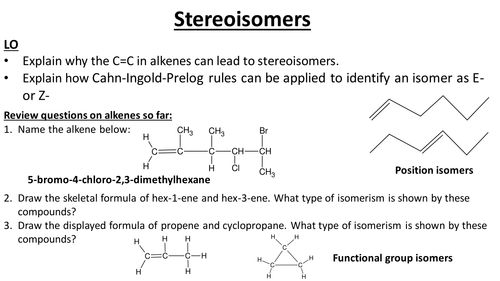 Structural isomerism | Teaching Resources