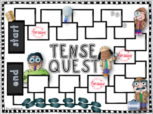 Perfect Tense Board Game | Teaching Resources