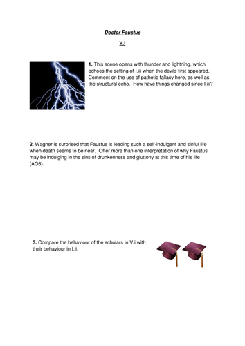 Doctor Faustus | Teaching Resources